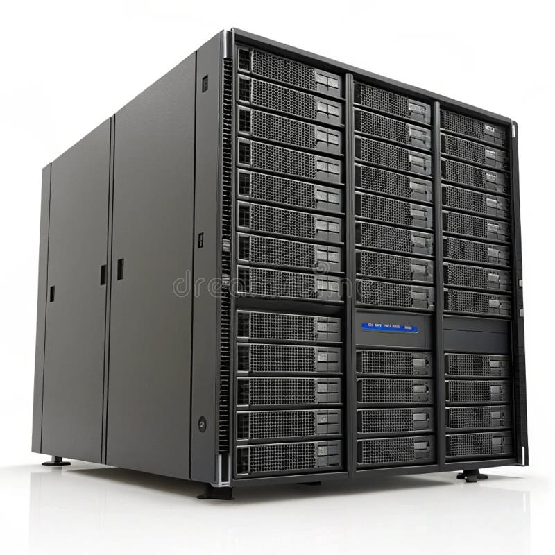 Network Storage Array Realistic Element on Transparent Background Stock ...