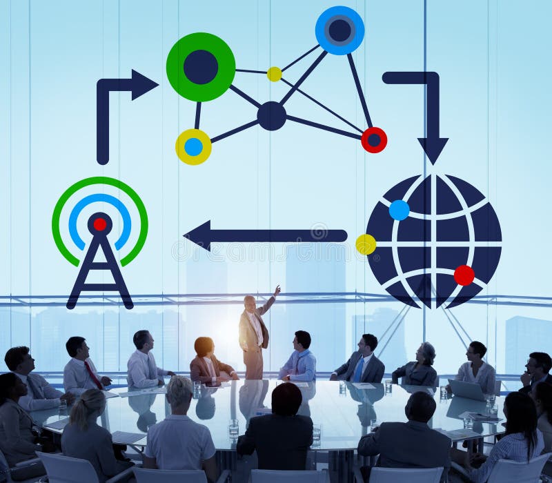 Network Storage Internet Connect Connection Concept Stock Photo - Image ...