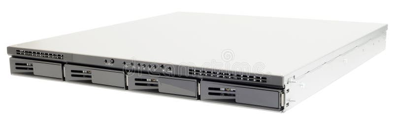 Rackmount Server Over White Stock Image - Image of network, rack: 25796647