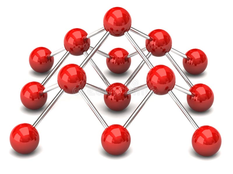 Network structure stock illustration. Illustration of level - 13018076