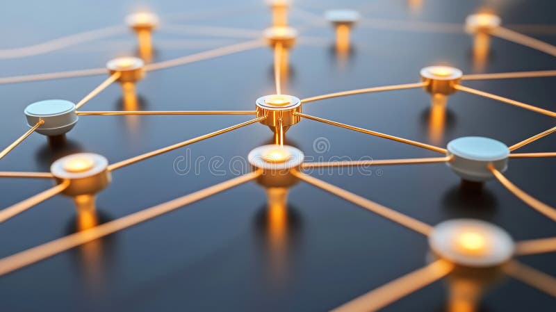 A Network Structure Featuring Golden Nodes and Connections is ...