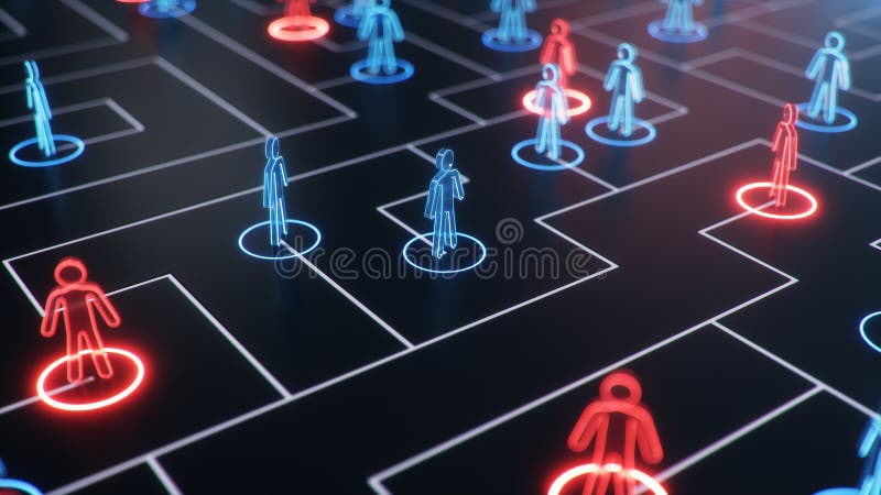 Network Structure between People, Data Exchange. the Concept of ...