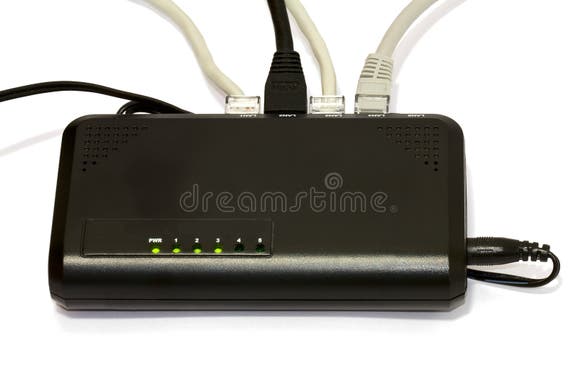 Network switch stock image. Image of isolated, electronic - 11608759