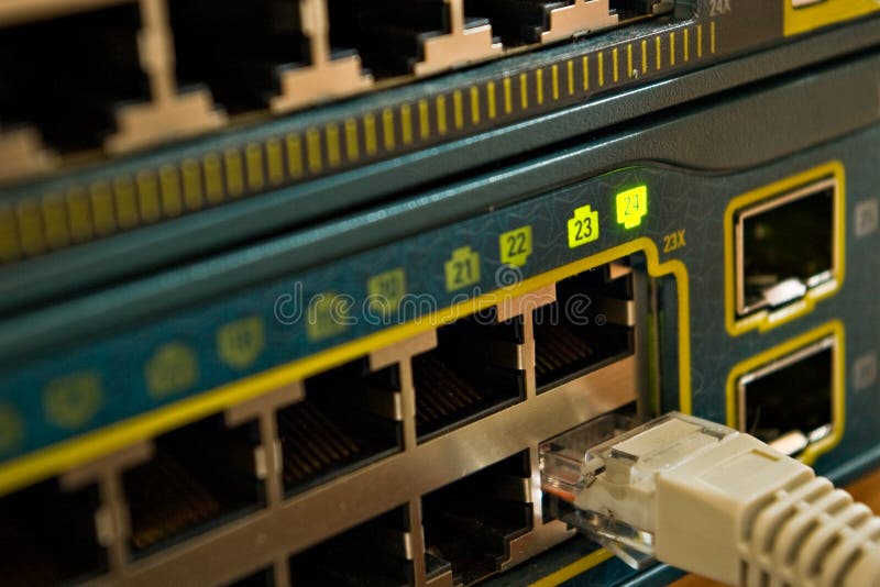 Network switch stock image. Image of broadband, connections - 5853099