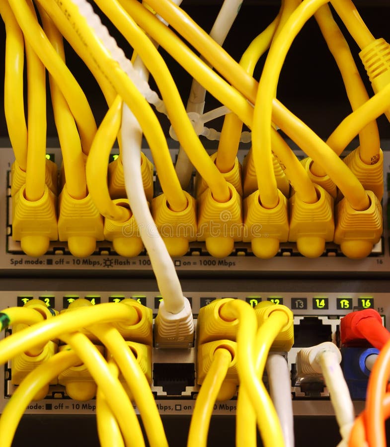 Router with cable stock photo. Image of bytes, computer - 24337950