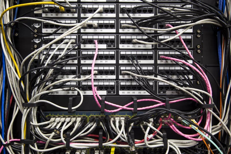 Network switch stock image. Image of computers, data - 42837853