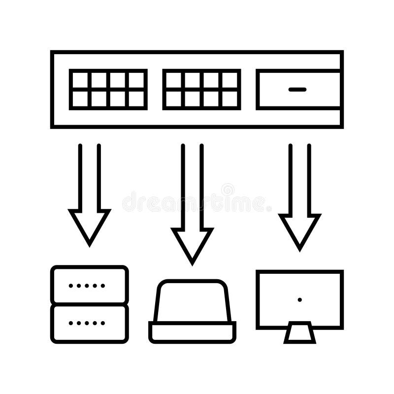 Network Switch Symbol Stock Illustrations – 11,398 Network Switch ...