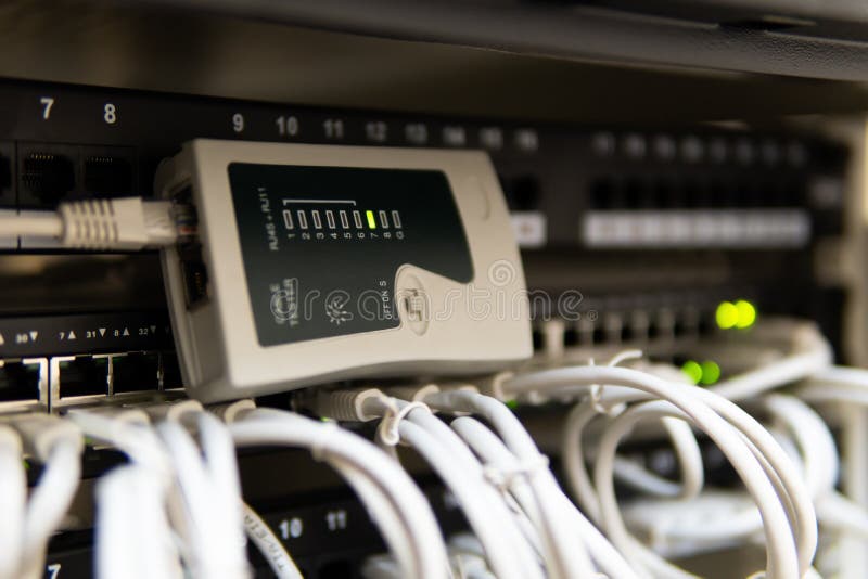 Network Switch and Ethernet Cables,Data Center Concept. Stock Image ... Network Switch and Ethernet Cables,Data Center Concept. Stock Image ...