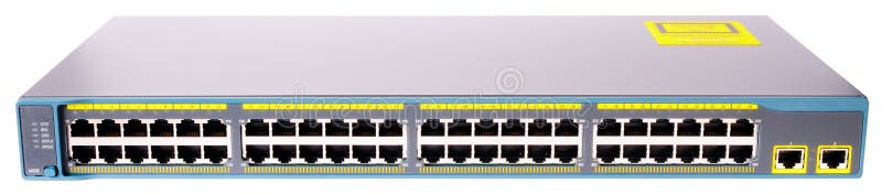 Network switch front view stock photo. Image of switch - 13793564