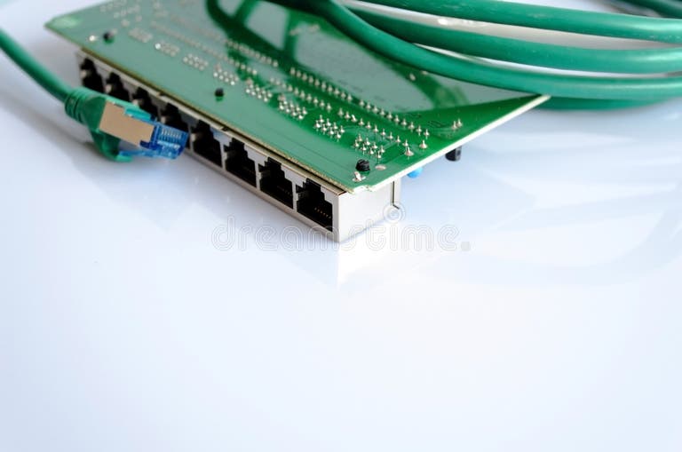 Network Switch stock photo. Image of plug, port, parallel - 50883104