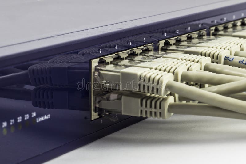 Network Switch stock photo. Image of contemporary, complexity - 45655938