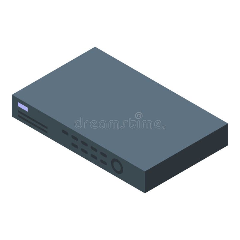 Network Switch Providing Stable Connection in Isometric View Stock ...