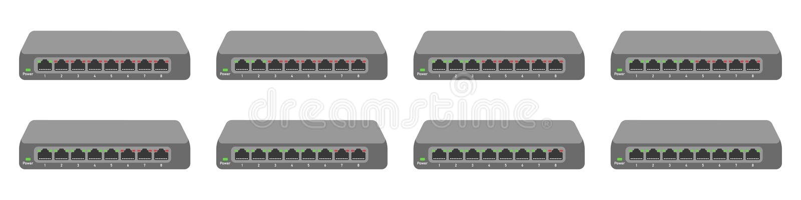 Network Icons Firewall Switch Stock Illustrations – 522 Network Icons ...