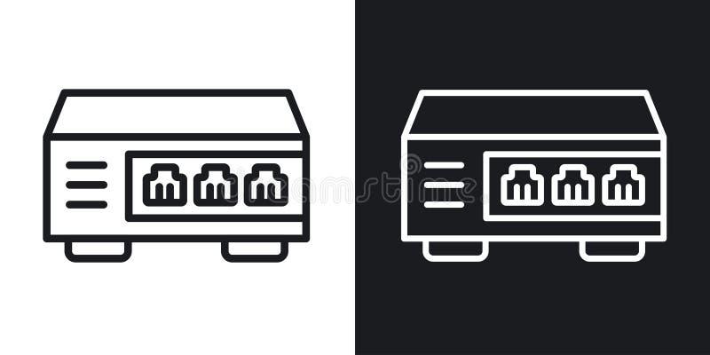 Lan Switch Symbol Arrow Stock Illustrations – 37 Lan Switch Symbol ...