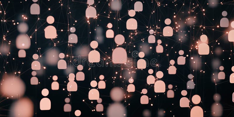 Network Technology Background with Digital Connections Stock Photo ...