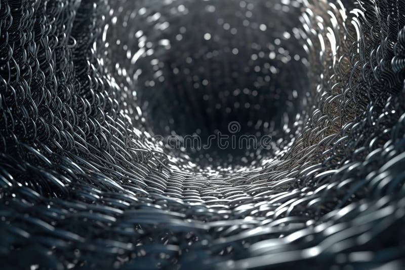 Network Technology Background Futuristic Tech Abstract Silver Figures ...