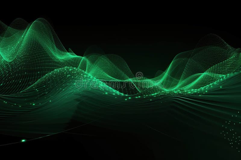 Network Technology Background Futuristic Tech Black Background Low Poly ...