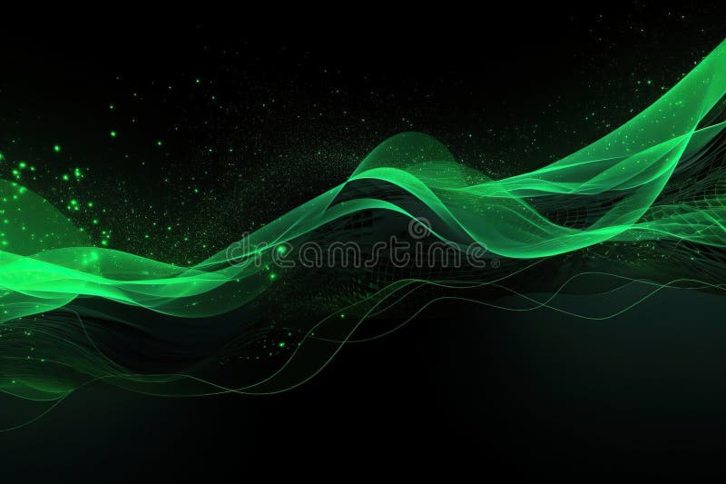 Network Technology Background Futuristic Tech Black Background Low Poly ...