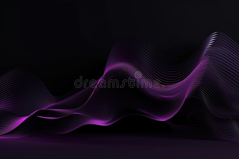 Network Technology Background Futuristic Tech Black Background and ...