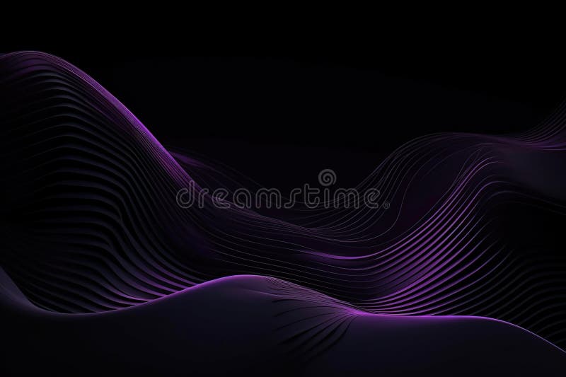 Network Technology Background Futuristic Tech Black Background Low Poly ...