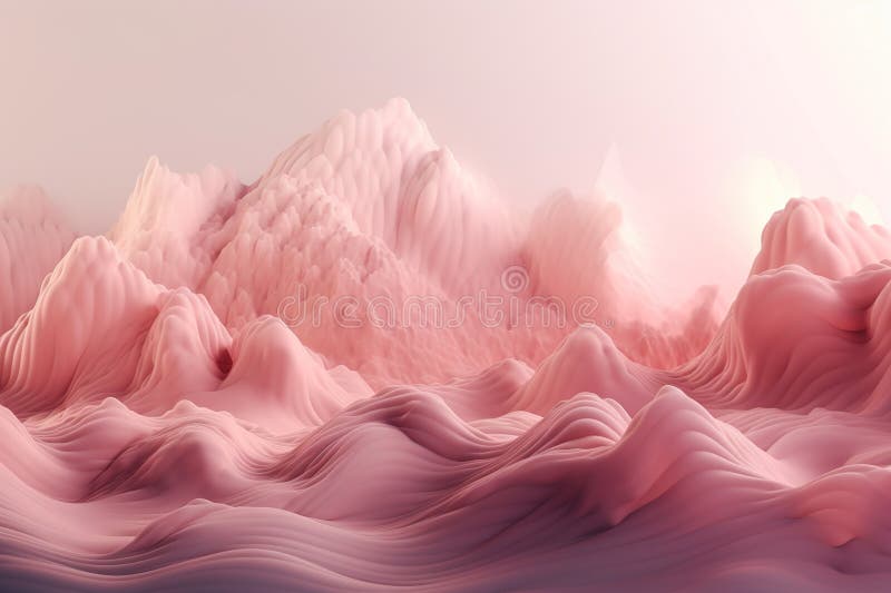 Network Technology Background Futuristic Tech Pink and White Wave ...