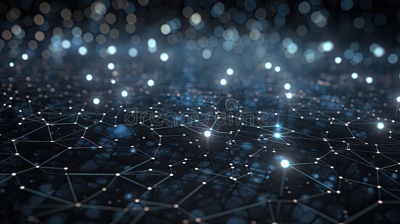 Network Technology Background Gray Stock Illustration - Illustration of ...