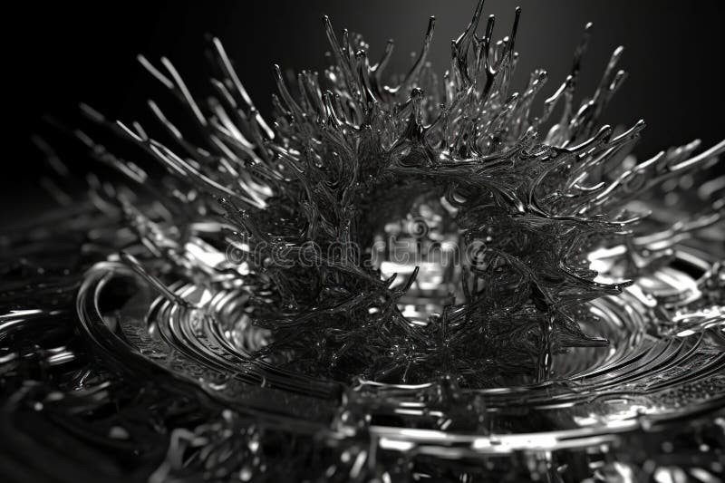 Network Technology Background Tech Abstract Silver Round Frame ...