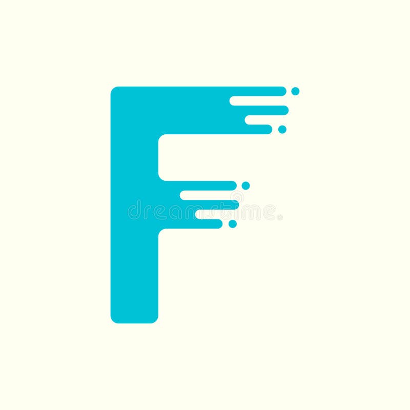 Network Technology and Science Logo Letter F Stock Vector ...