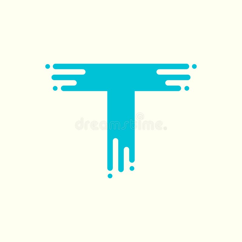 Network Technology and Science Logo Letter T Stock Vector ...