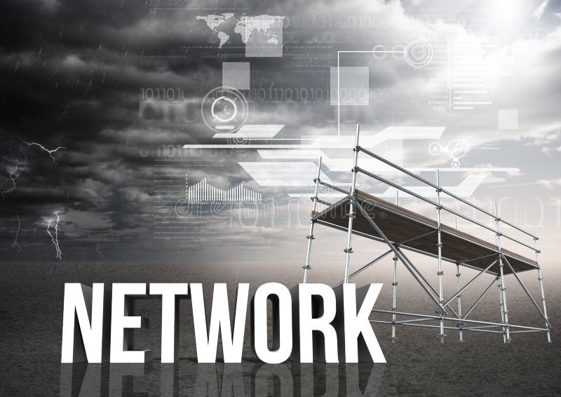 Network Text with 3D Scaffolding and Technology Interface Landscape ...