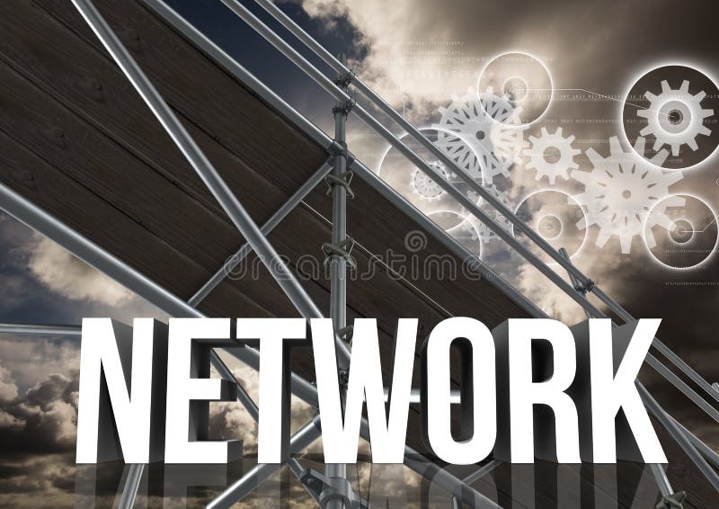 Network Text with 3D Scaffolding and Technology Interface Landscape ...
