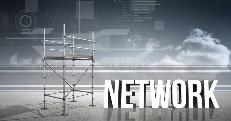 Network Text with 3D Scaffolding and Technology Interface Landscape ...