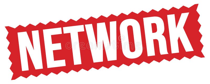 NETWORK Text Written on Red Stamp Sign Stock Illustration ...