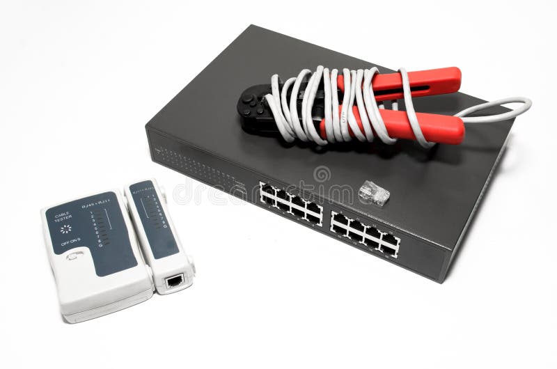 Network server stock photo. Image of blue, optic, field - 45655600