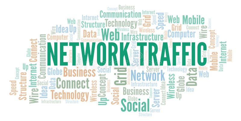 Network Traffic stock illustration. Illustration of security - 12432784