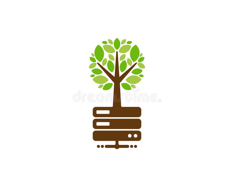 Tree Network Logo Icon Design Stock Vector - Illustration of data ...