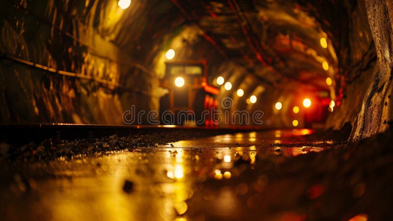 A Network of Underground Tunnels Illuminated by the Headlights of ...