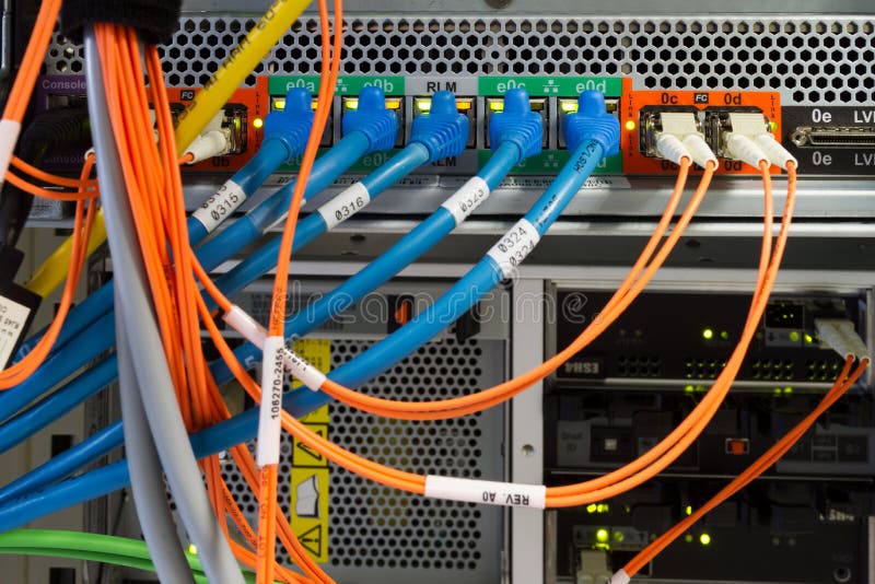 Network rack stock image. Image of center, connection - 5727251