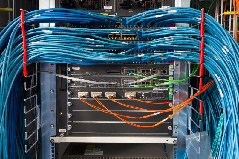 Network rack stock image. Image of center, connection - 5727251