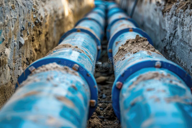 Underground, a Network of Interconnected Tubes Forms a Series of ...