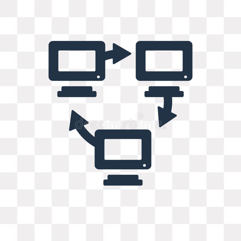 Network Vector Icon Isolated on Transparent Background, Network Stock ...