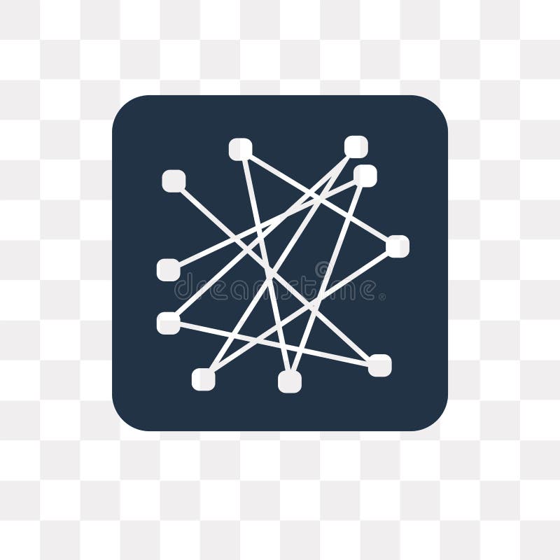 Network Vector Icon Isolated on Transparent Background, Network Stock ...