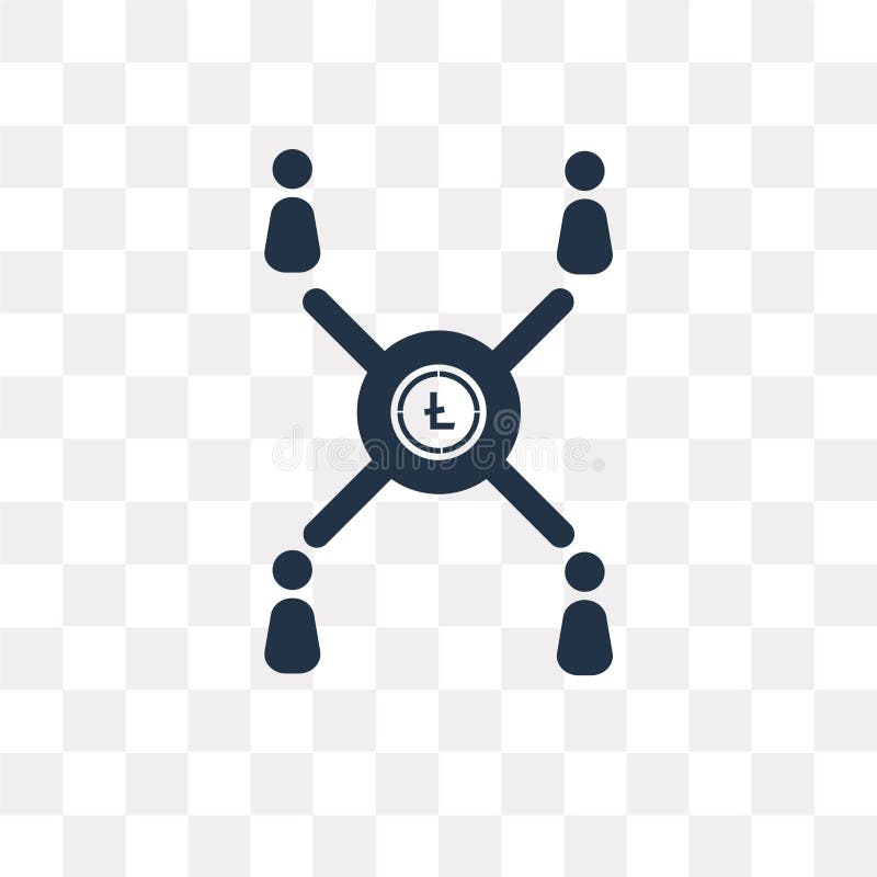 Network Vector Icon Isolated on Transparent Background, Linear N Stock ...