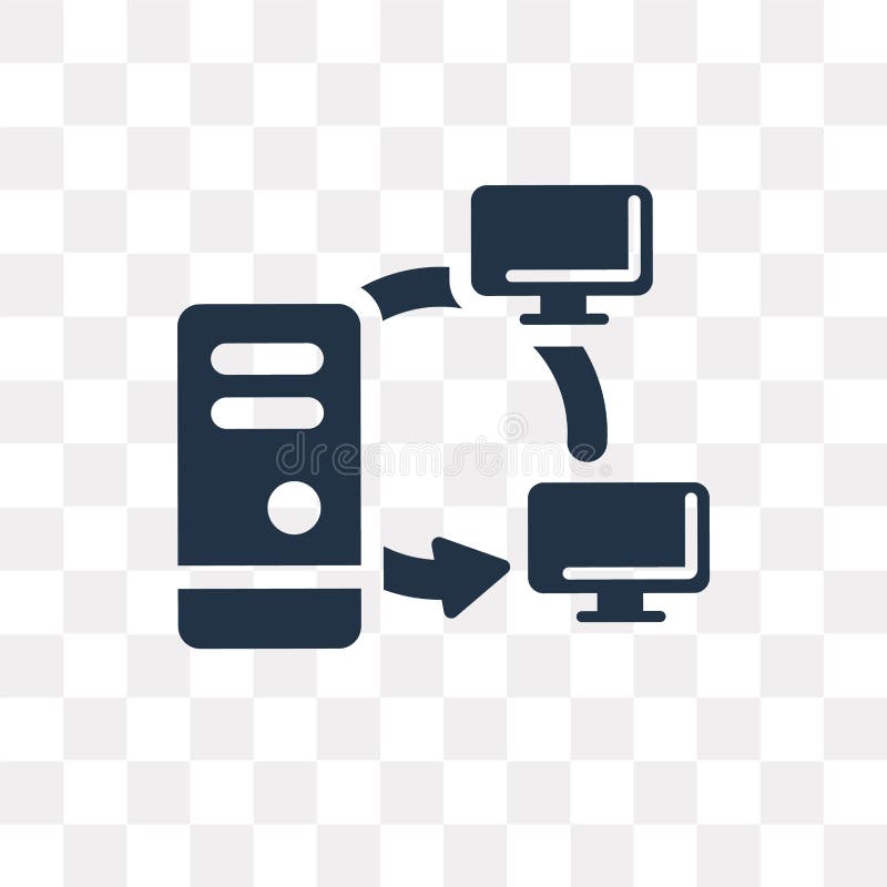 Network Vector Icon Isolated on Transparent Background, Network Stock ...