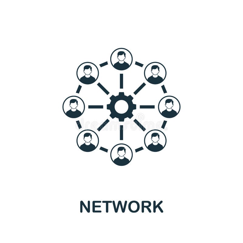 Network Vector Icon Symbol. Creative Sign from Seo and Development ...