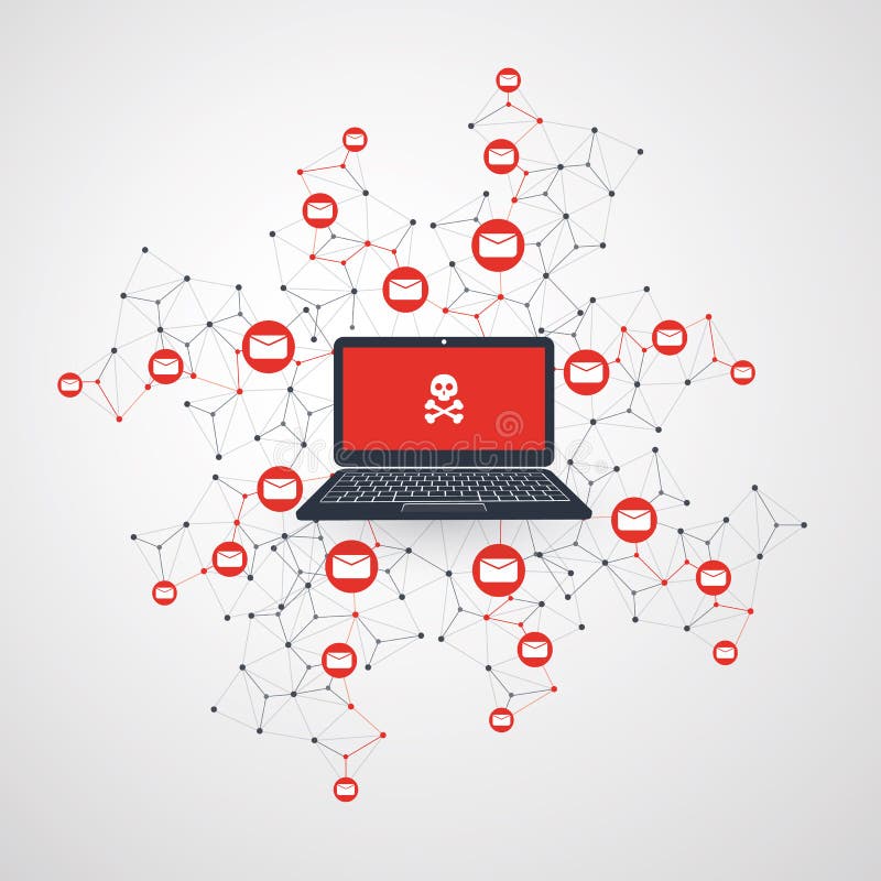 Network Vulnerability - Malware Infection by E-mail - Virus, Ransomware ...