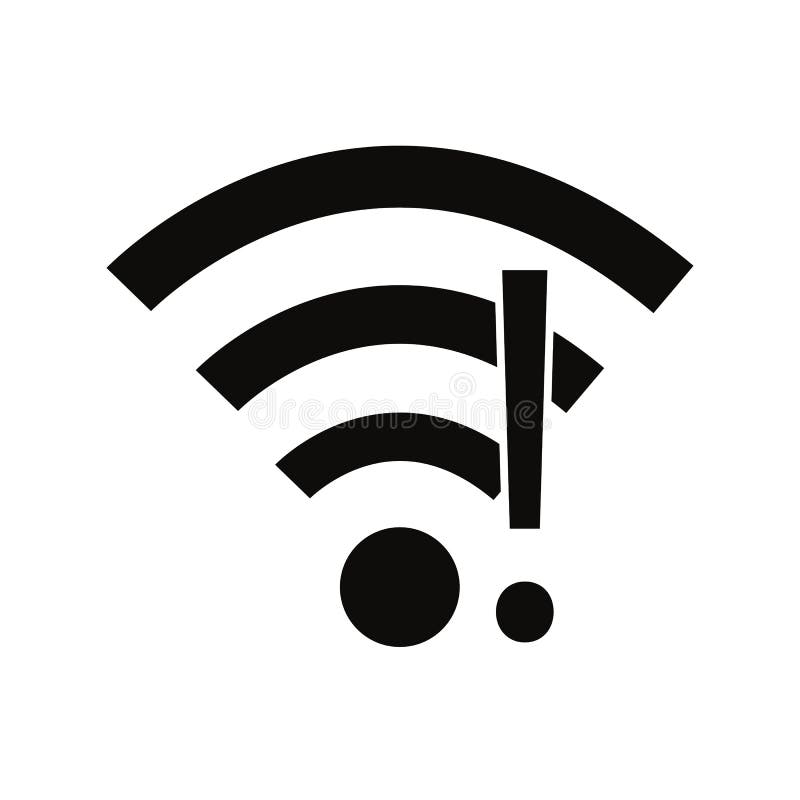 Network Warning Icon, Wifi Error, Wrong, Incorrect, Disconnect, Bad ... Network Warning Icon, Wifi Error, Wrong, Incorrect, Disconnect, Bad ...