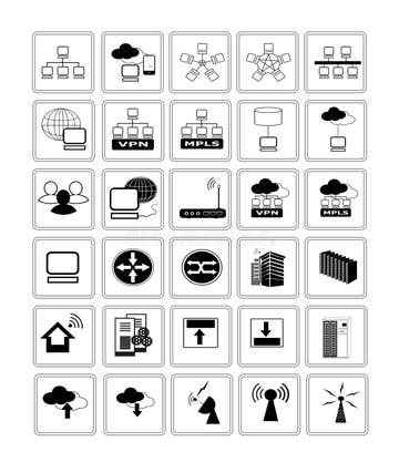 Computer Network Star Topology Stock Illustrations – 55 Computer ...