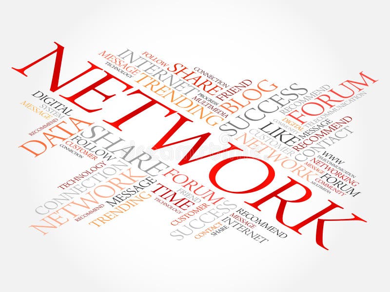 Network word cloud stock image. Image of data, encyclopedia - 183444385