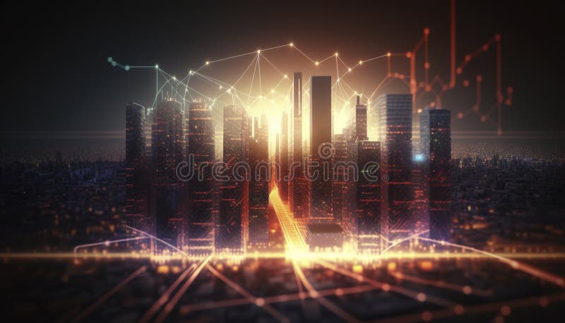 Networked City Stock Illustrations – 1,719 Networked City Stock ...